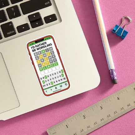 Wordle Sticker – Random Accessories NYC